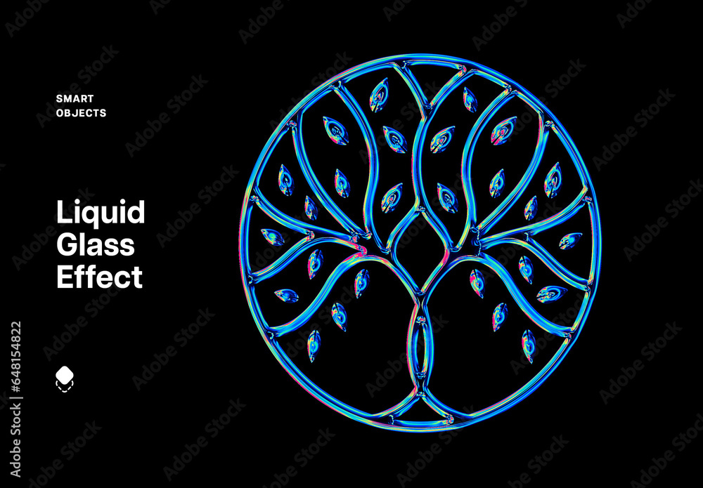 Magic Glass Mockup Stock Template | Adobe Stock