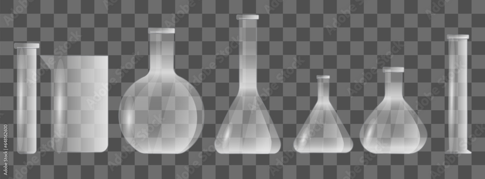 tubes in laboratory set, Laboratory transparent glass instruments ...