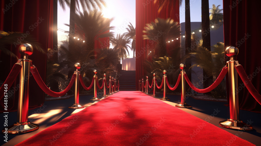 The Red Carpet Rolls Out, Signifying Luxury and Success, as Celebrities ...