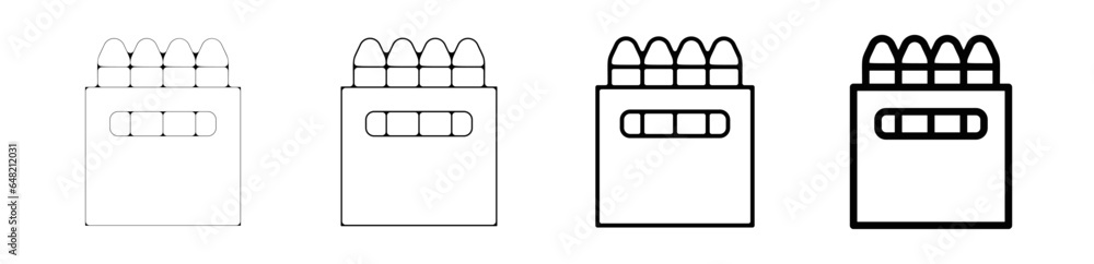 picto logo icones et symbole trace noir crayon stylo couleur Stock ...