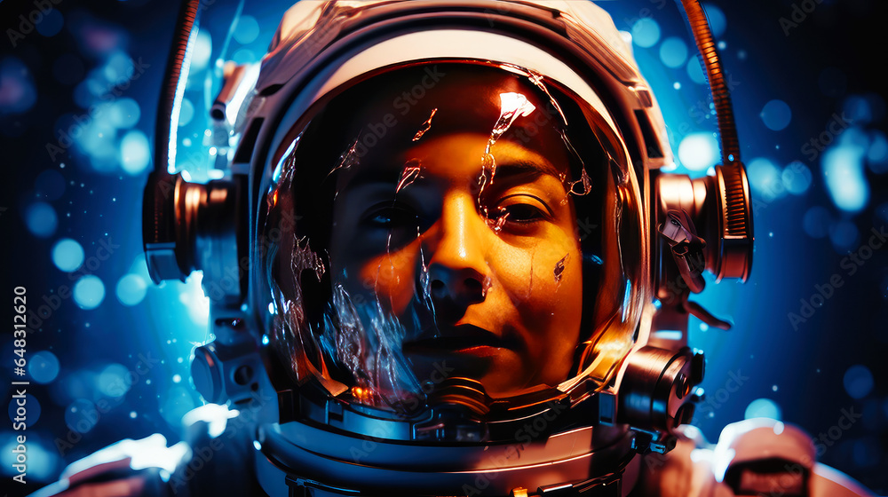 Cosmic Voyager: An Astronaut's Journey in the Vastness of Space as ...