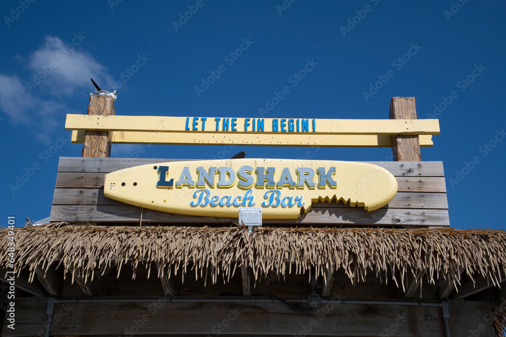 Jimmy Buffett, Margaritaville and Landshark images Stock Photo | Adobe ...