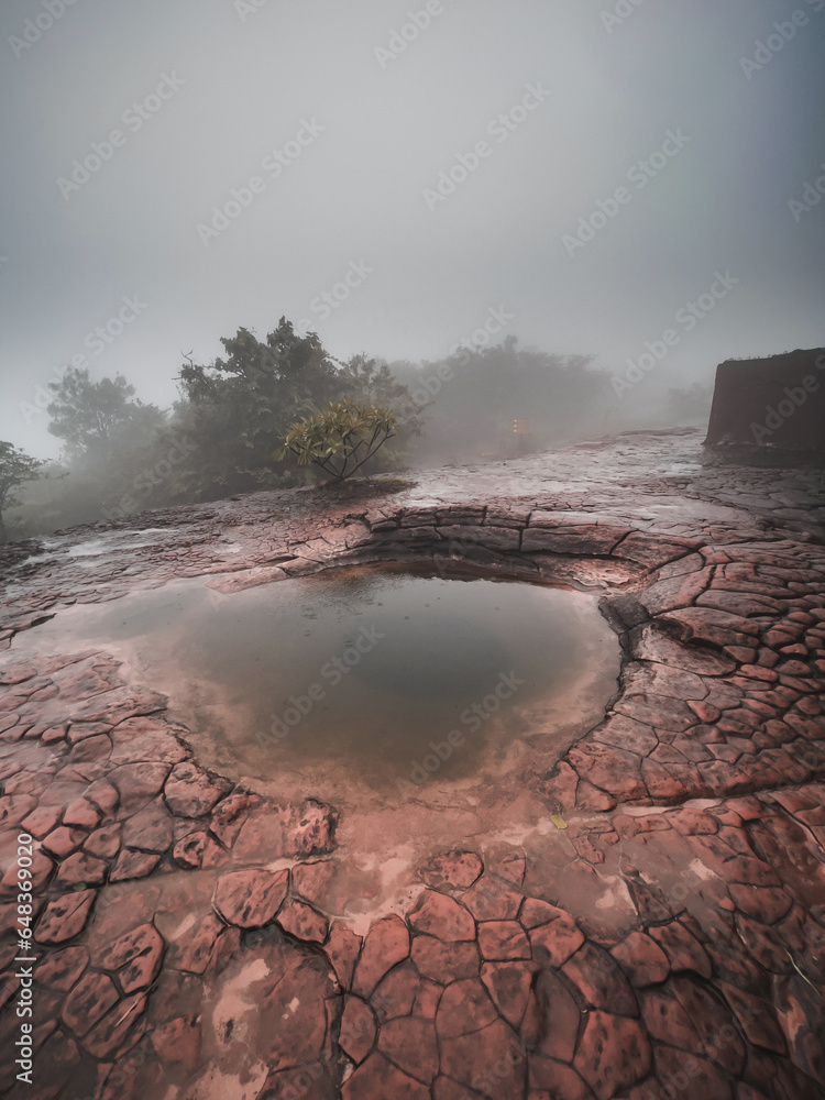Foto de Naka cave giant snake scale stone. in the Phu Langka national ...