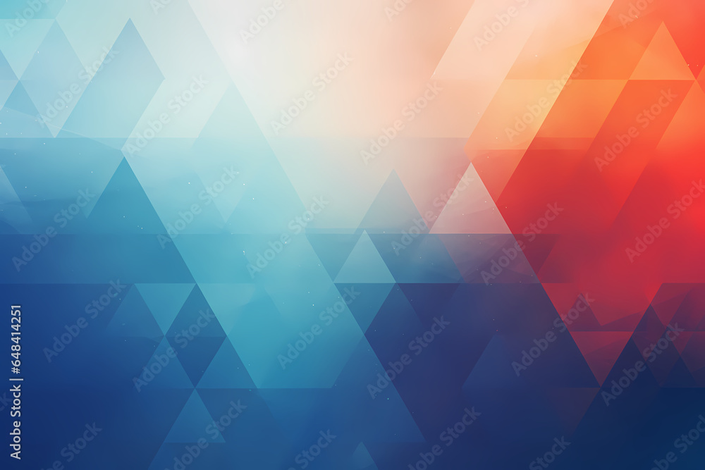 Geometric background image in lightly coloured triangle shapes with ...