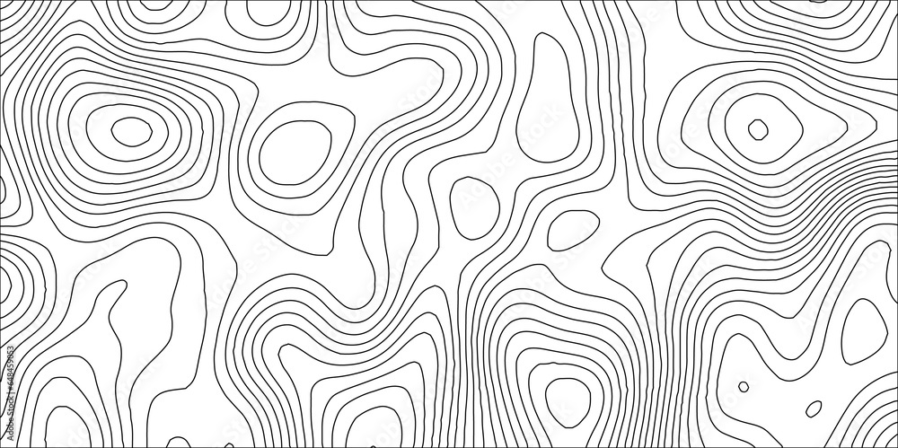 Topographic Map in Contour Line Light topographic topo contour map and ...