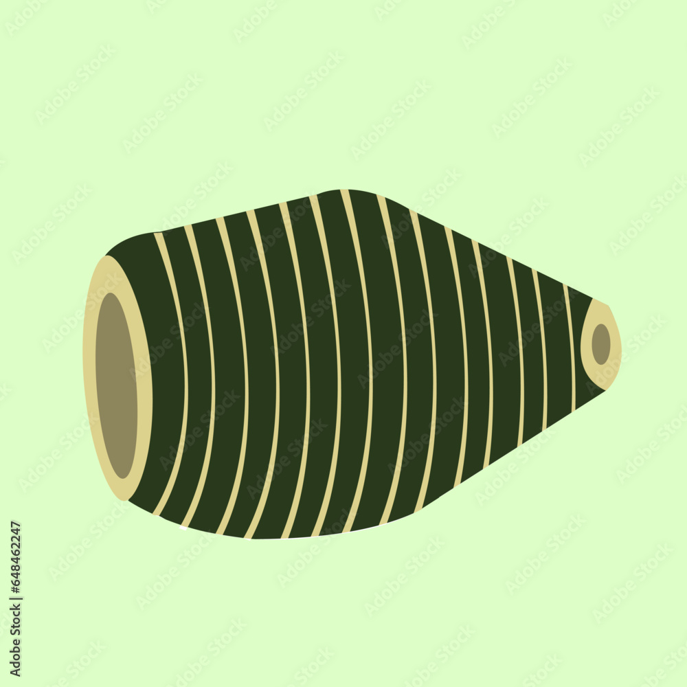 Vector illustration of Pakhawaj or Mridangam, Indian traditional ...