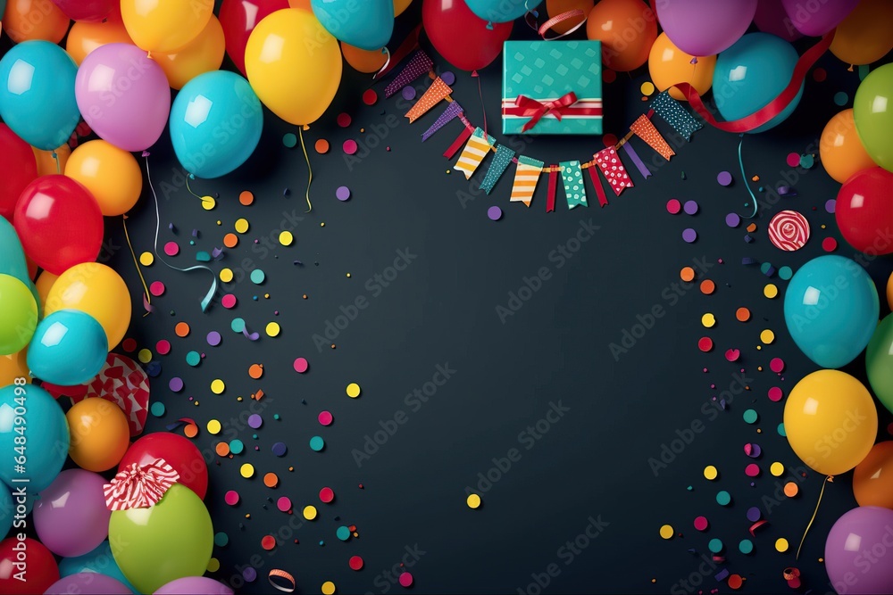 Real Balloons Background