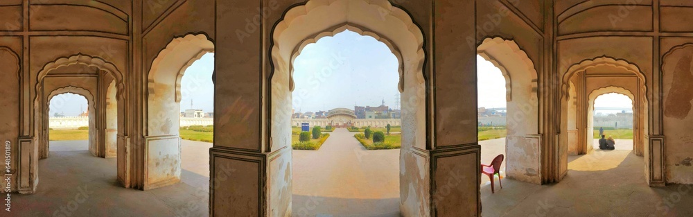 Shalimar Gardens, Lahore, Pakistan - December, 30, 2018: Mughal Gardens ...