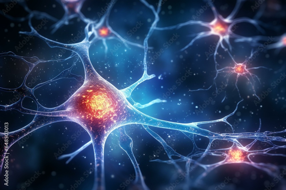 In MS, microglia cells harm the myelin sheath surrounding neuron axons ...