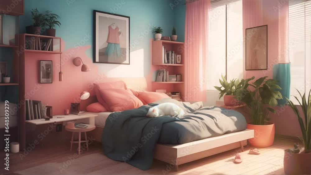 animated backgrounds for stream, vtuber overlay loop wallpaper, cat ...