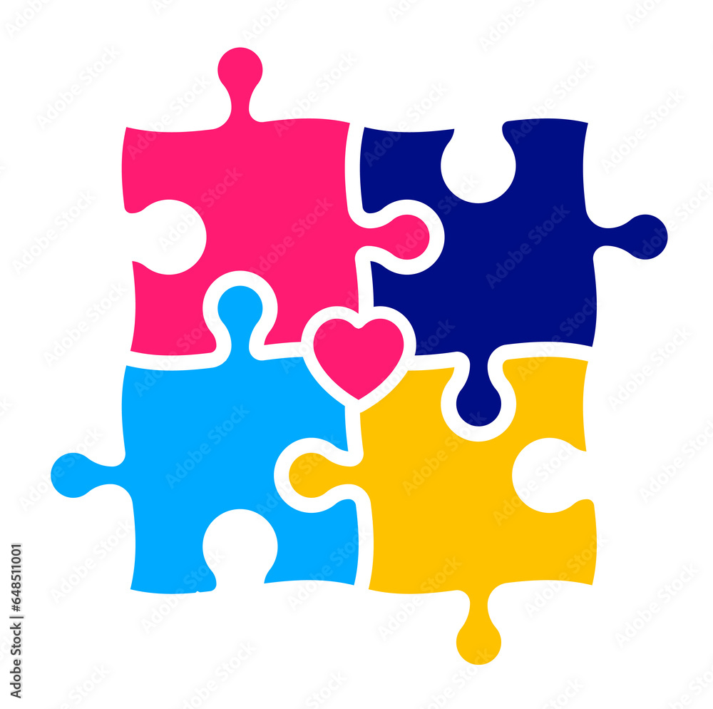 World autism awareness day autism puzzle piece png design template ...