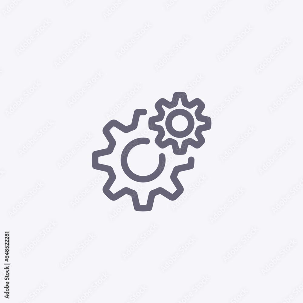 Versatile Settings Icon for Web & App UI Design - Preferences, Options ...