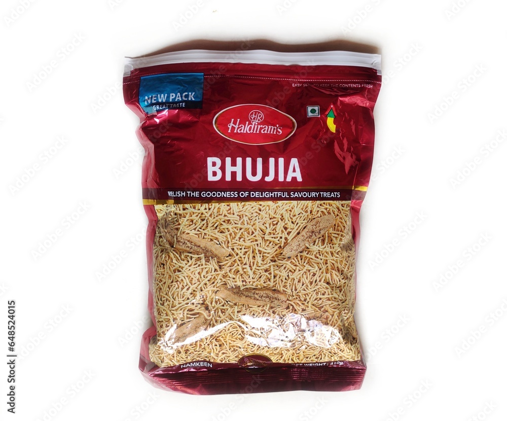 Guwahati, Assam, India - September 15, 2023 : Haldiram's Bhujia is an ...