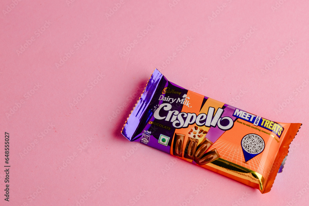 Cadbury Dairy Milk Crispello chocolate pack Stock Photo | Adobe Stock