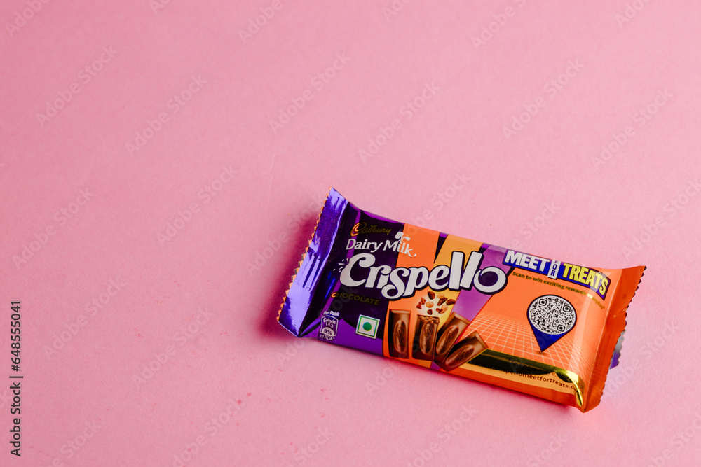 Cadbury Dairy Milk Crispello chocolate pack Stock Photo | Adobe Stock