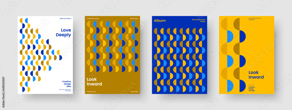 Abstract Book Cover Design. Creative Poster Template. Modern Report ...