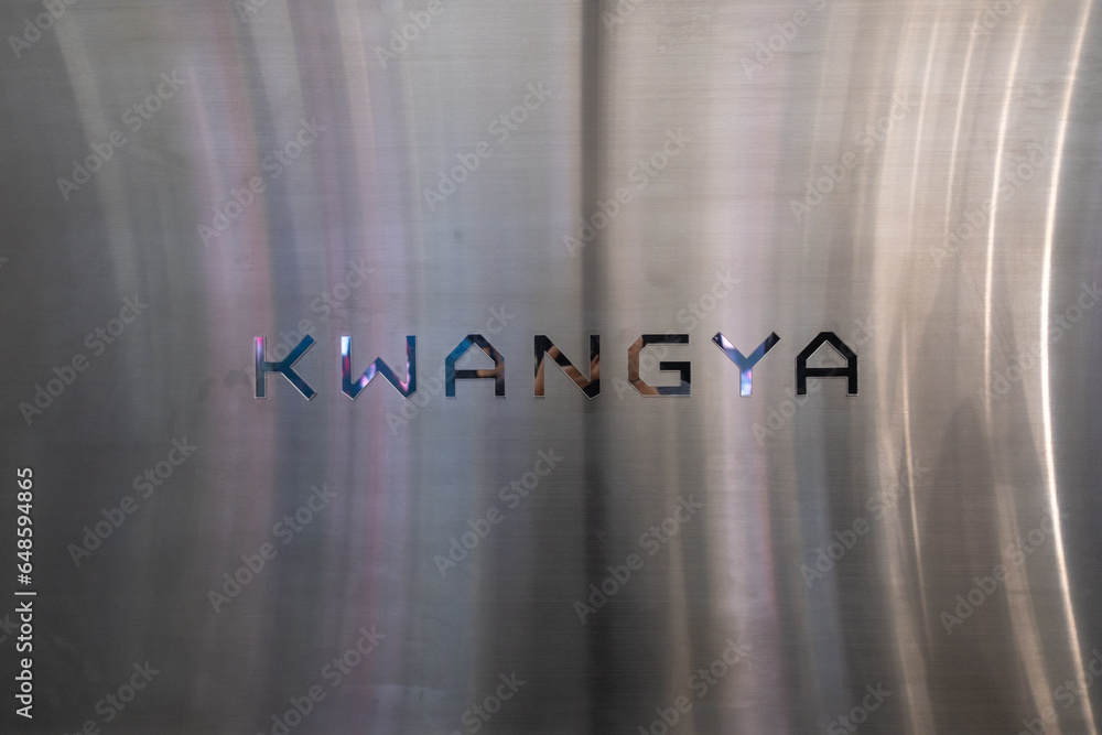 Seoul, South Korea - 31 August 2023: Logo of Kwangya Flagship store ...