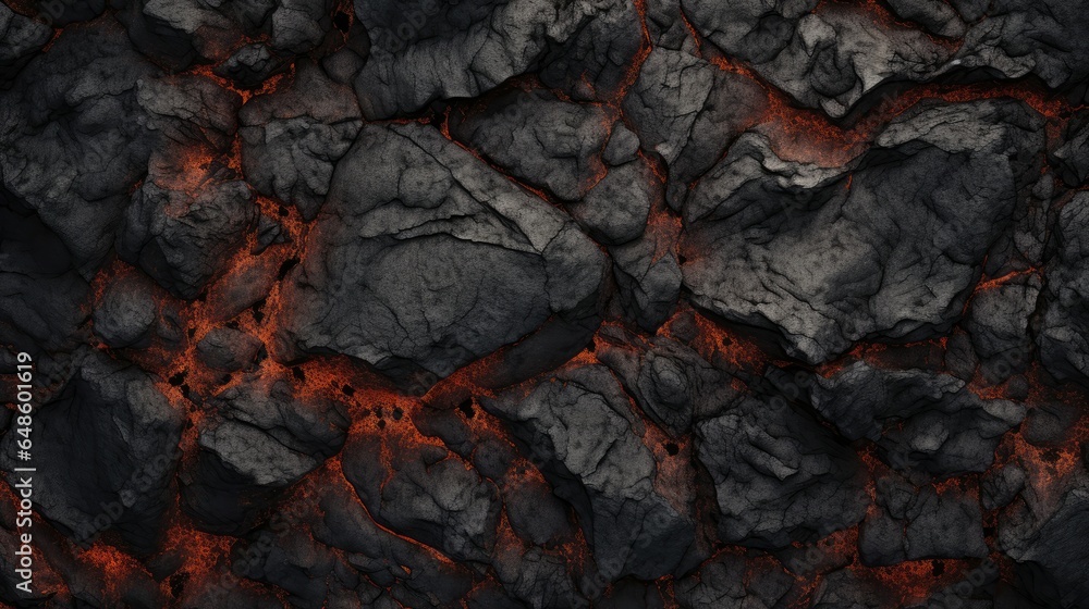 Volcanic lava rock texture background, showcasing rugged, molten ...