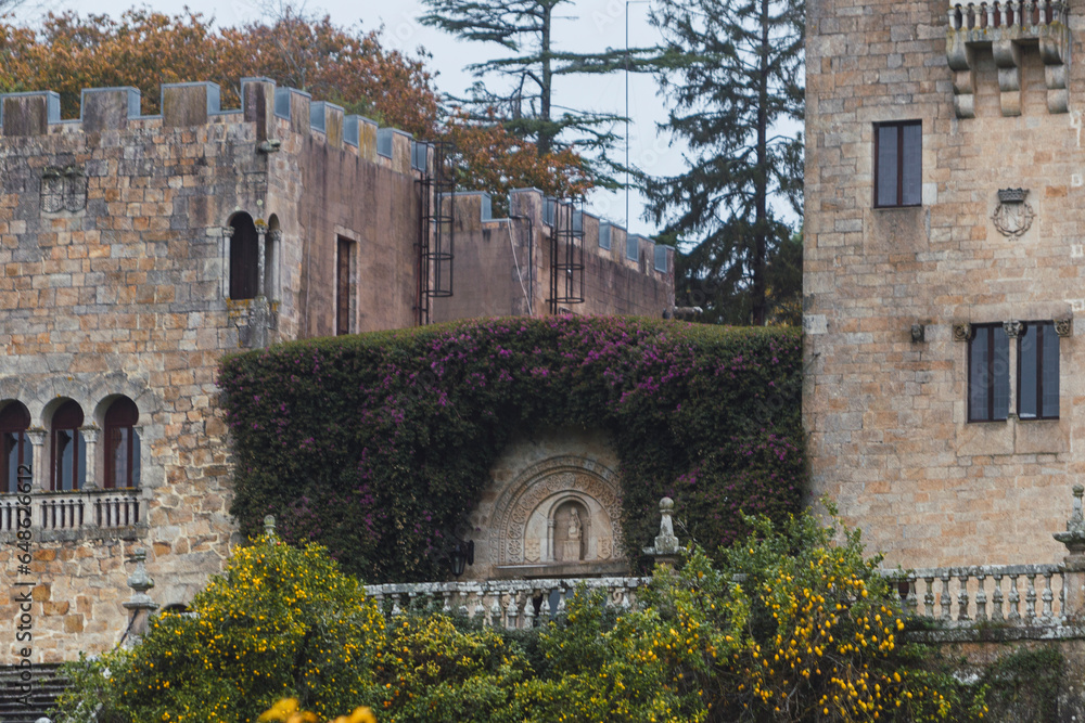 Exterior photos of the Pazo de Meirás is a manor house used as a summer ...