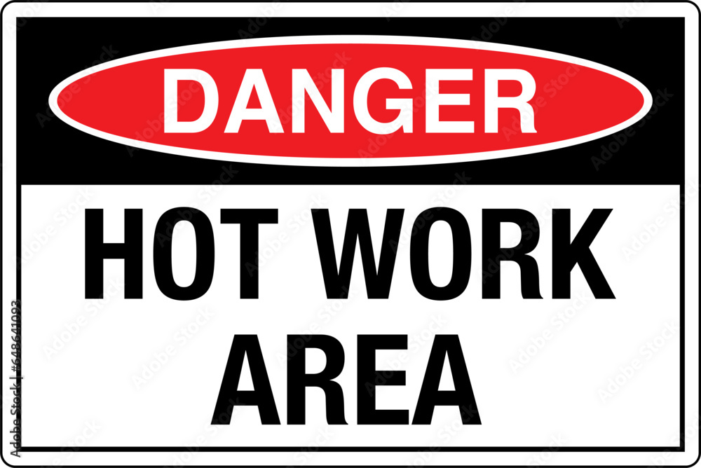 OSHA graphical standards symbols registered workplace safety sign label ...