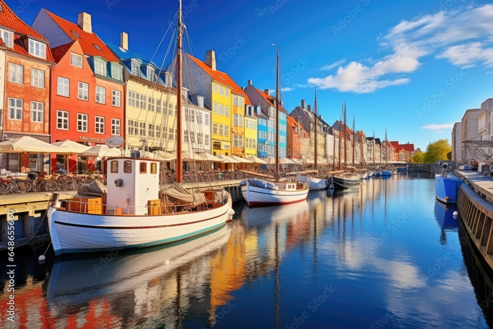 Nyhavn is one of the most beautiful canals in Copenhagen, Denmark ...