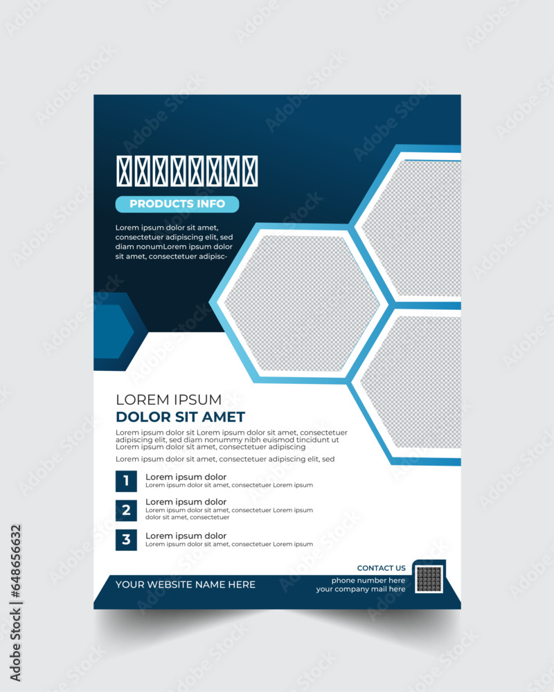 Corporate healthcare and medical a4 flyer design template for print ...