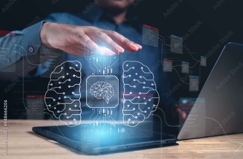 Foto de ai, artificial, neural, intelligence, artificial intelligence, tech, processor, link ...