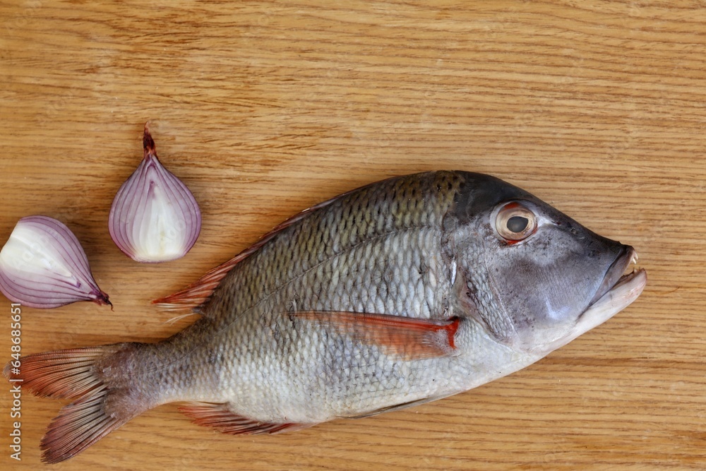 Lethrinus miniatus, sweet-lipped emperor, or trumpet emperor is a fish ...