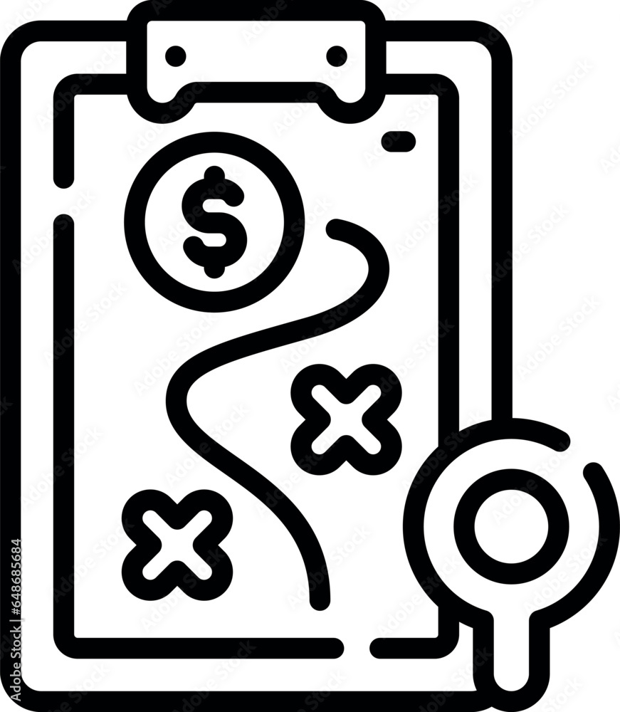 Strategy icon, Planning symbol, Business strategy illustration ...