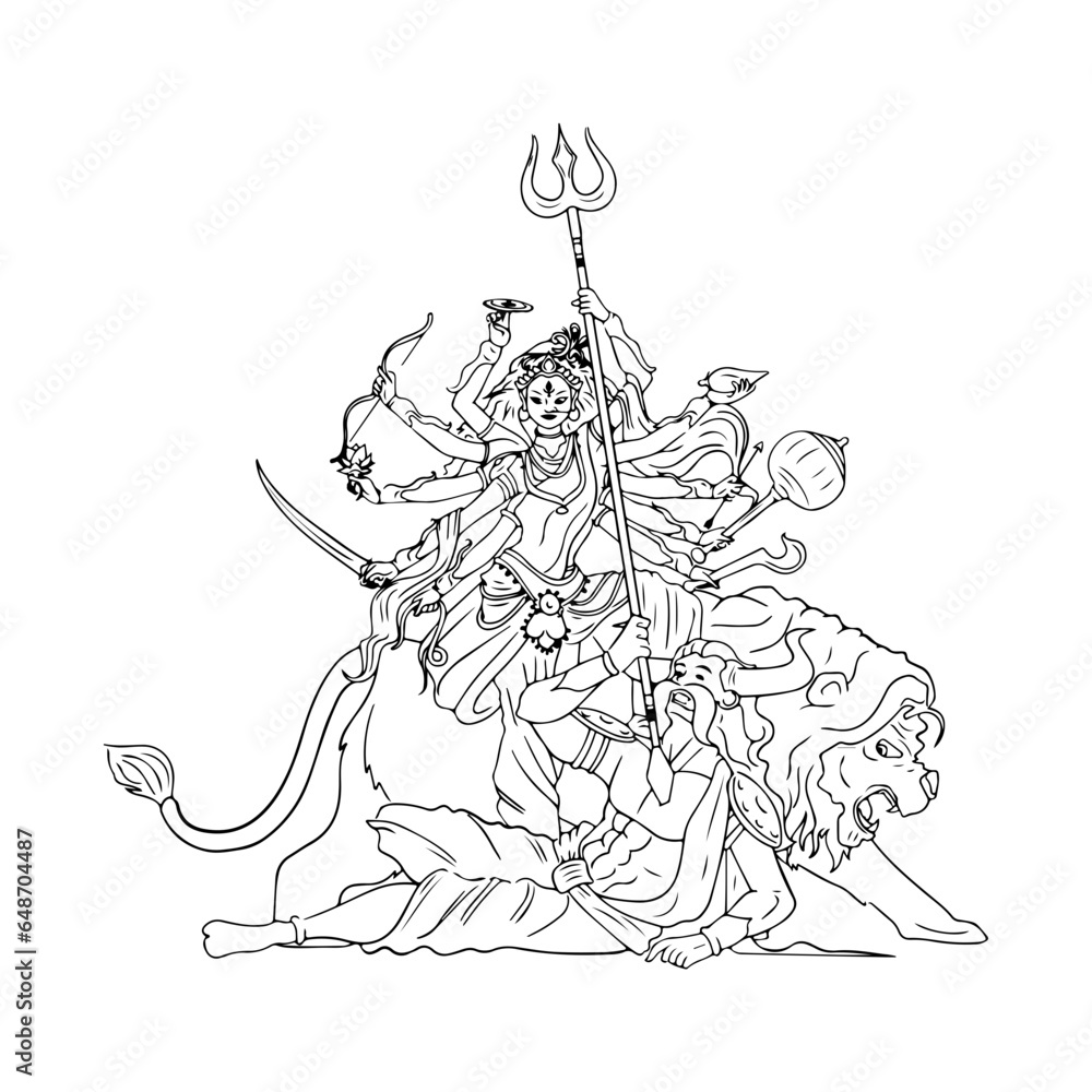 Ma Durga, Hindu goddess, Navaratri, Devi, Shakti, Puja, Festival ...