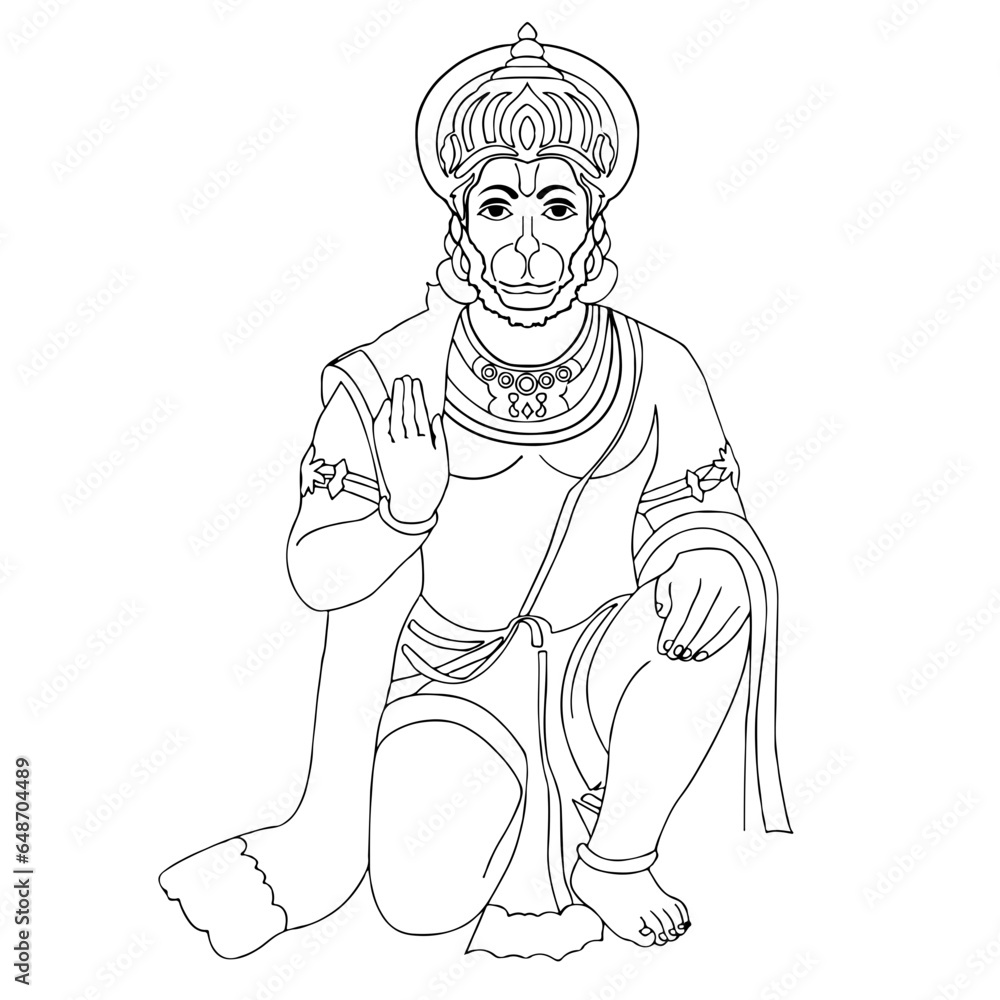 Hanuman, Hindu deity, Monkey god, Ramayana, Bhakti, Devotion, Hinduism ...