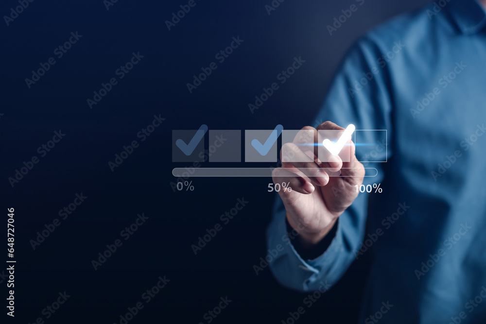 Online survey filling out and digital form checklist quality check ...