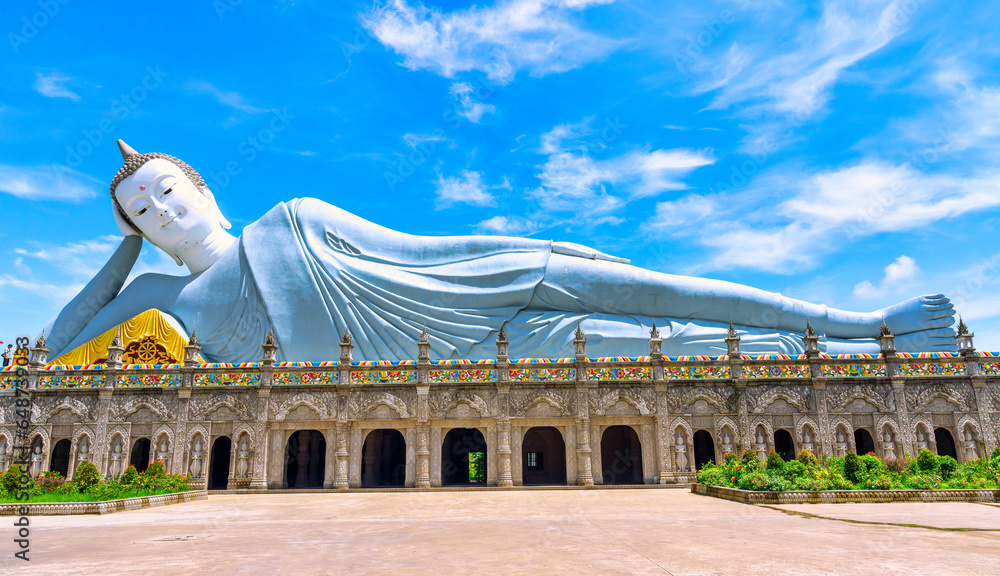 The largest reclining Buddha statue in Vietnam is located at Som Rong ...