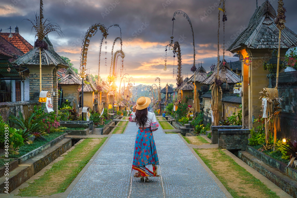 Penglipuran Village in Bali, Indonesia old village The cleanest village ...