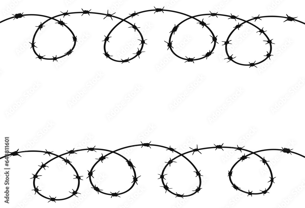 Photo & Art Print Barbed wire graphic hand sign, Oleg