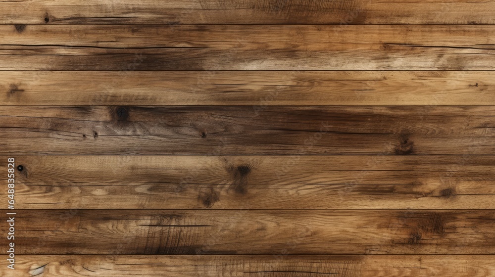 Seamless rustic brown wood texture background, AI generated Stock ...