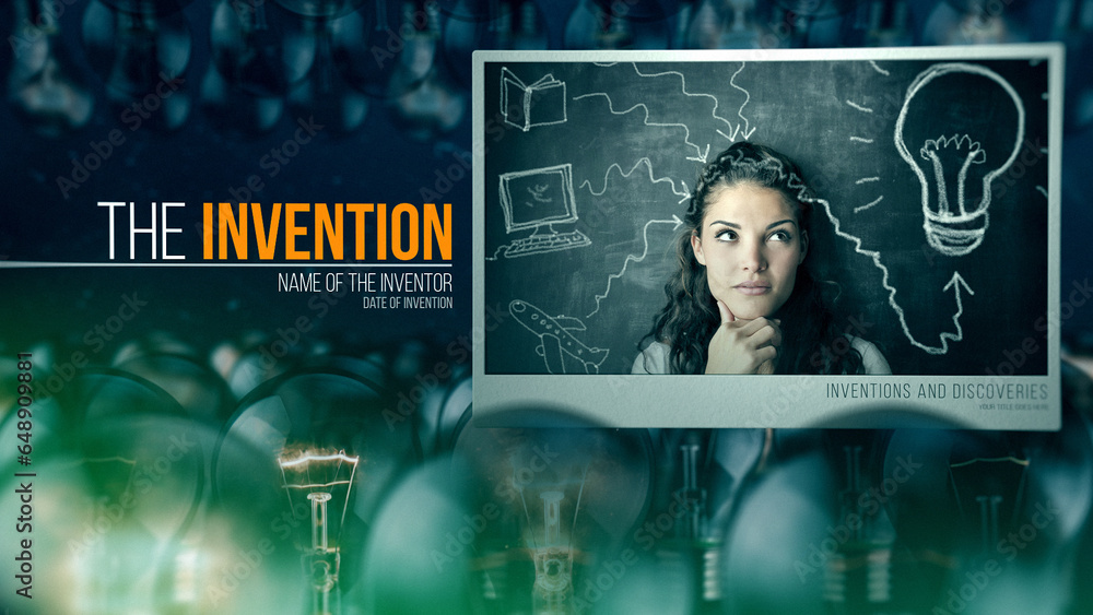 Inventions and Discoveries Stock Template | Adobe Stock