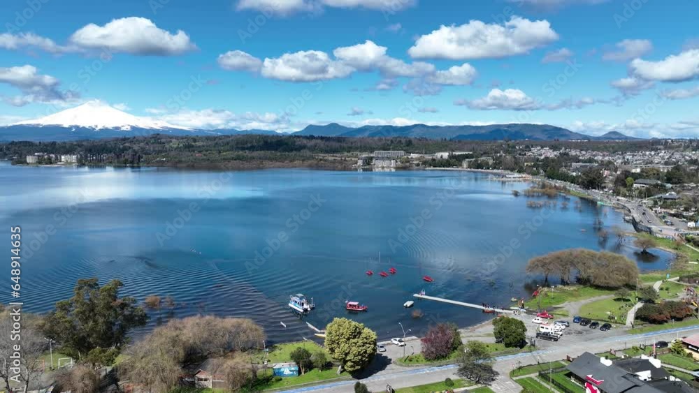 Coastal City At Villarrica Los Rios Chile. Cityscapes Villarrica Los ...