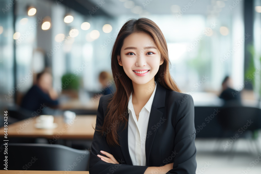 Beautiful Young Asian Woman Ceo (Chief Executive Officer) . Сoncept ...
