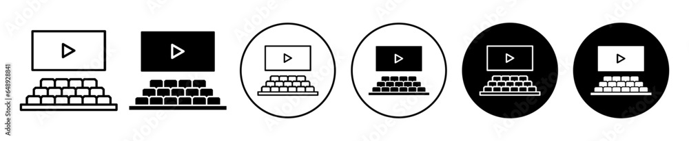cinema hall icon. Company digital event display screen symbol. Film ...