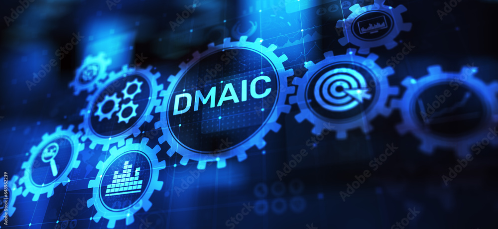 DMAIC Define Measure Analyze Improve Control Industrial business ...