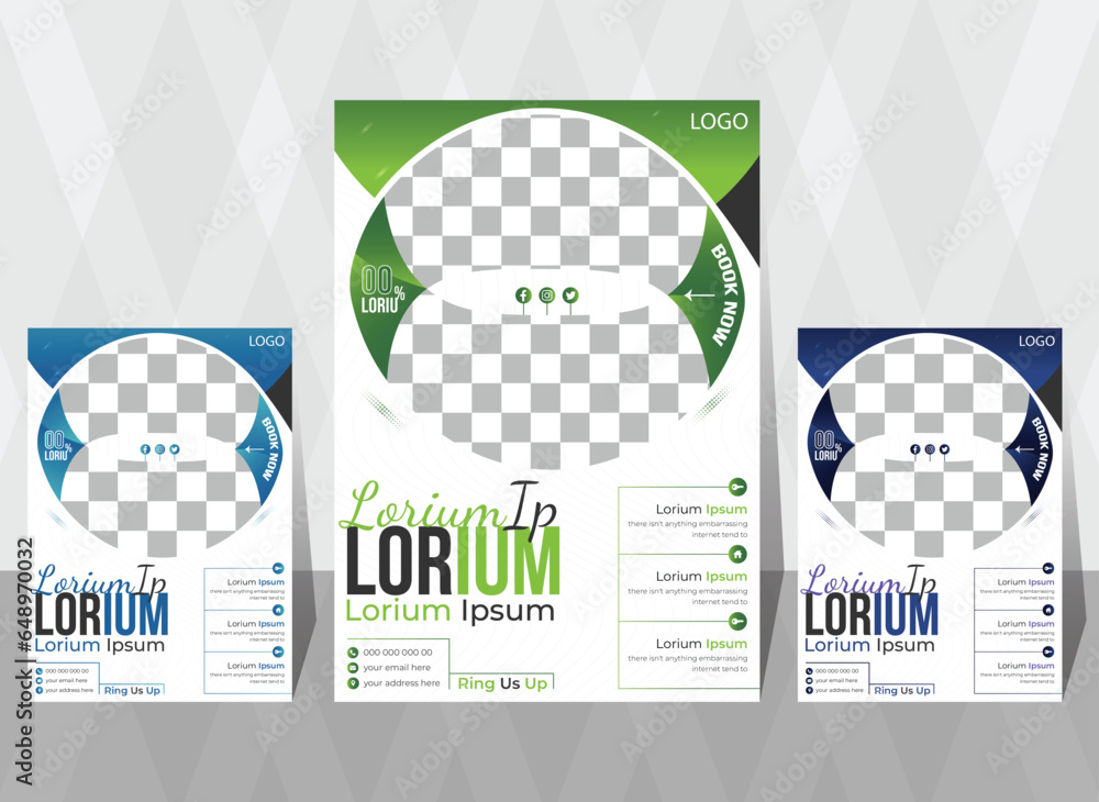 Flyer template layout design. Corporate business flyer mockup. Creative ...
