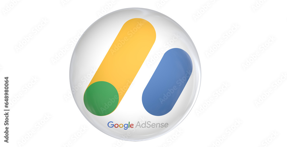 Google Adsense, social media 3D background design - visual design work ...