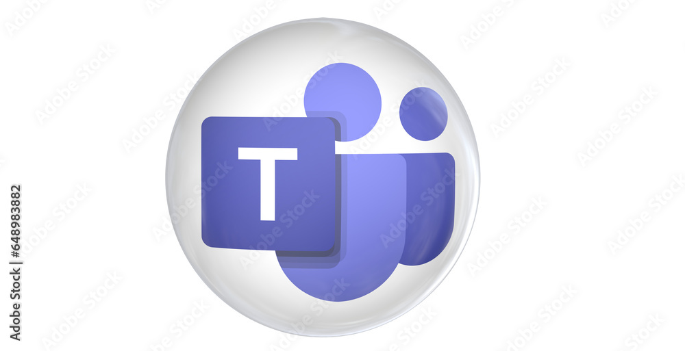 microsoft teams, social media 3D background design - visual design work ...