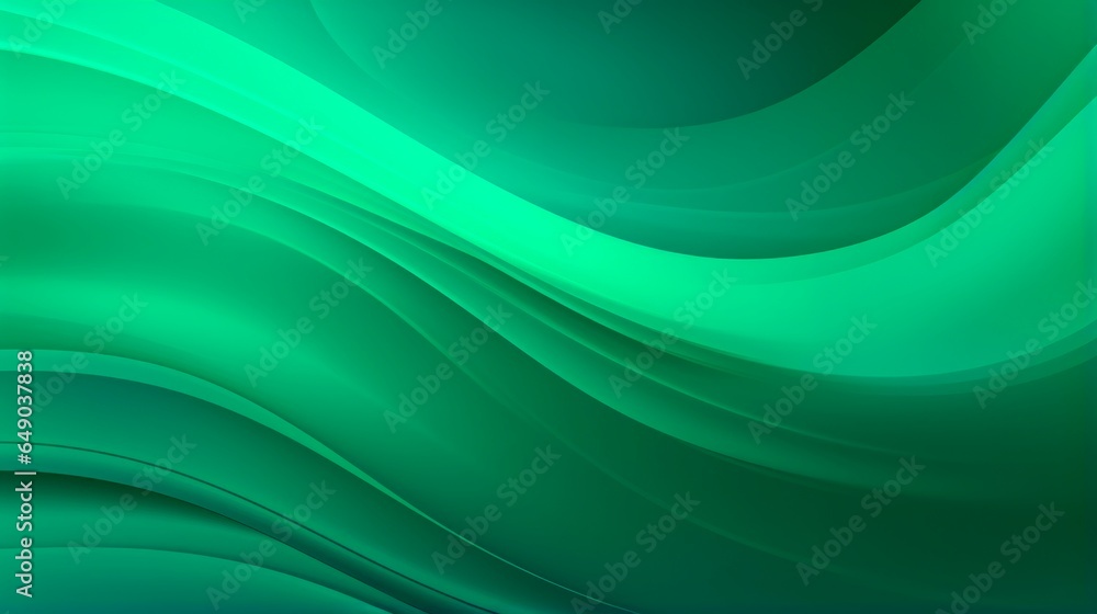 Emerald Green Gradient Background for Trendy and Modern Card, Poster ...