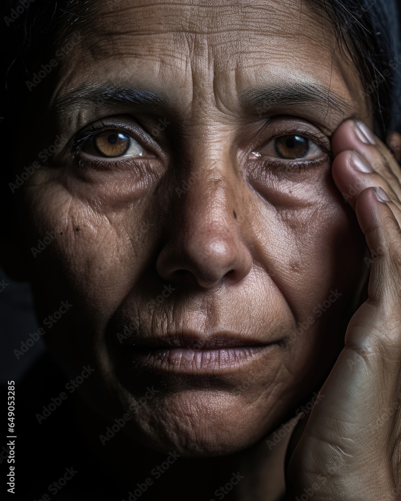 A victim of a violent crime, this middleaged woman channels her grief ...