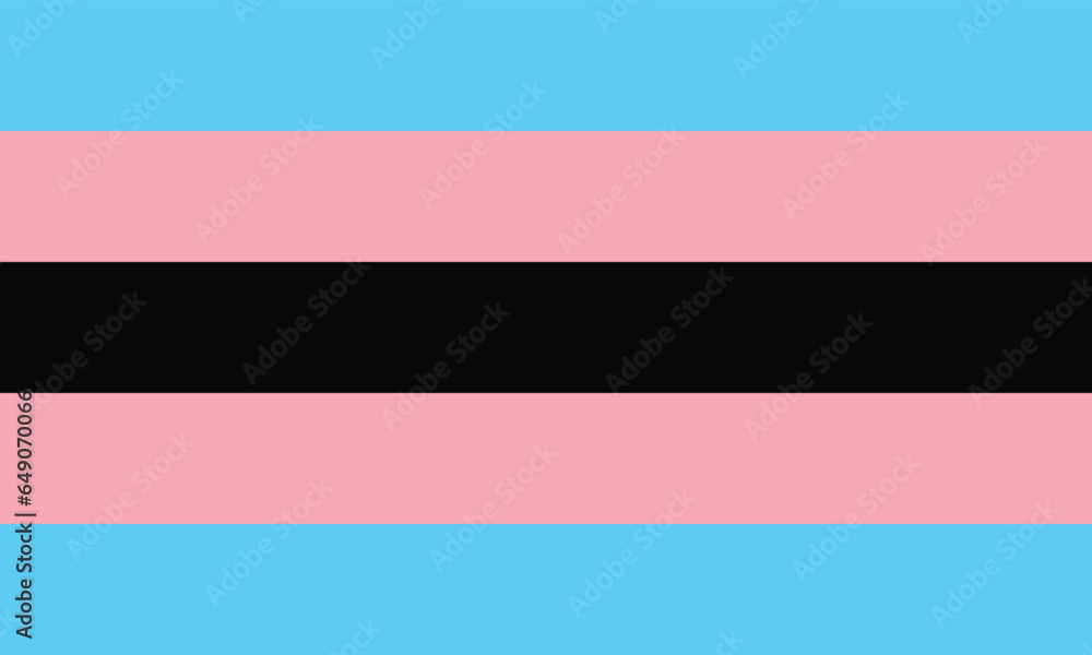 Black Transgender Pride Flag. Flag represents discrimination and ...