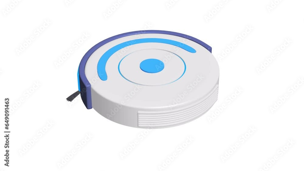 Robot Vacuum. Modern Autonomous Smart Robotic Vacuum Cleaner. Self ...
