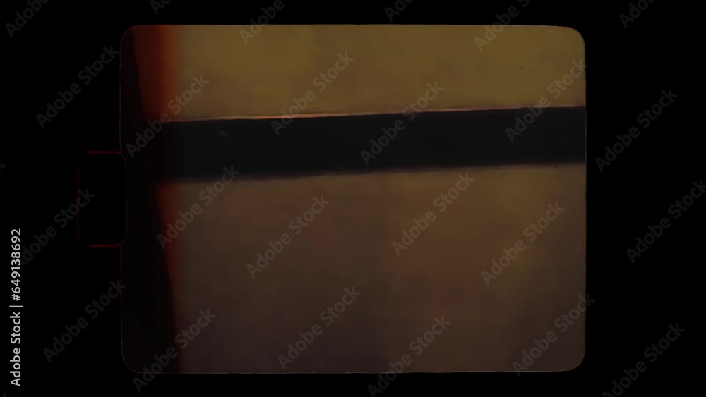 Intentional frame from recreated super 8mm film: a slow-motion walk ...