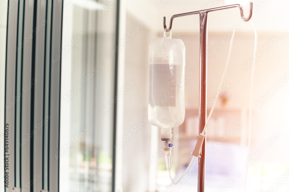 Saline solution vitamin iv fluid intravenous drip droper with medicine ...